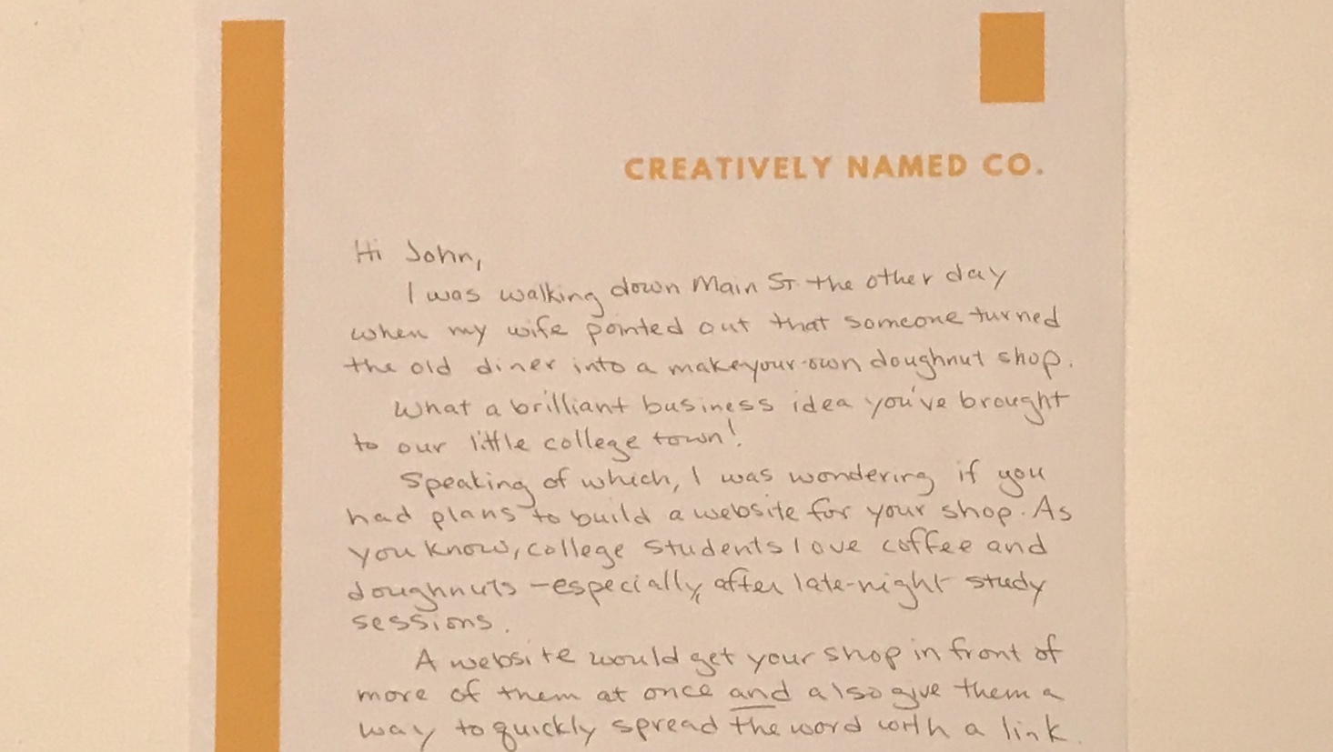Sales Prospecting Letter Examples Sales Prospecting Letter Examples